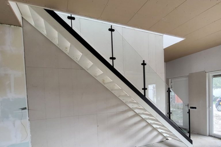 Stalen balustrades trap